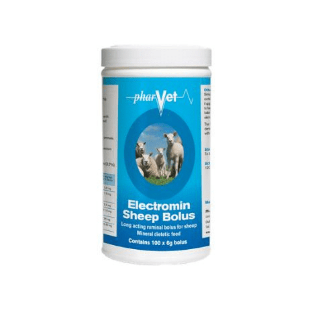Pharvet Electromin Sheep Bolus (100's) – Animal Farmacy